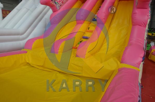 Quality CE Blower and Repair Accessories Included Fairytale Princess Water Slide for sale