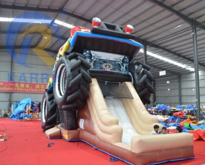 China 0.55mm PVC Inflatable Slide Jumping Toy Style for Outdoor Castle Toy in Amusement Park for sale