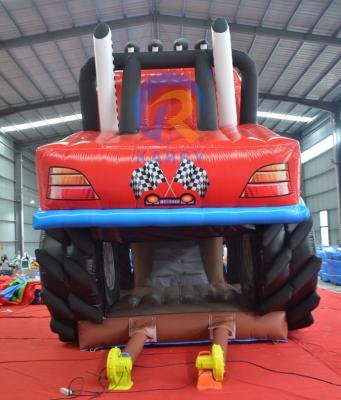 China 0.55mm PVC Inflatable Slide Jumping Toy Style for Outdoor Castle Toy in Amusement Park for sale