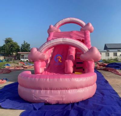 China Bringbringlight Slide Custom Material Wet and Dry Inflatable Water Slides for Event for sale