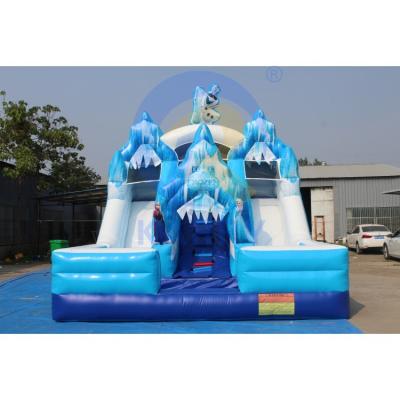 China CE/EN71/EN14960 certified commercial inflatable Frozen bouncer slide combo for adults for sale
