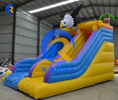 China Kids Playground Inflatable Bouncer Slide Combo with Super Wide Lane and Water Feature for sale