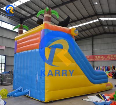 China Kids Playground Inflatable Bouncer Slide Combo with Super Wide Lane and Water Feature for sale