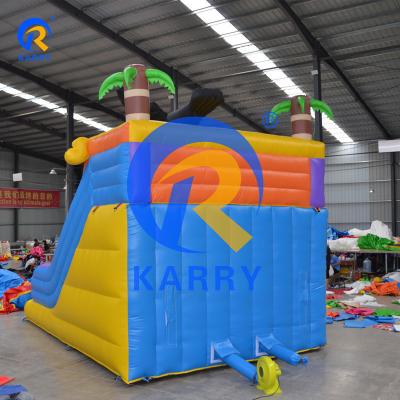 China Kids Playground Inflatable Bouncer Slide Combo with Super Wide Lane and Water Feature for sale