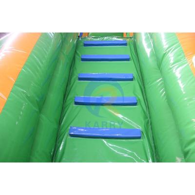 China Backyard Games for Kids Commercial Water Slide Inflatable Pool Combo and Spray Tools for sale
