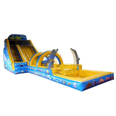 China Large Inflatable Playground Jumping Bouncy Castle with Pool Hot TikTok Fun Guaranteed for sale