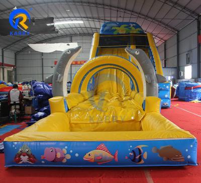 China Large Inflatable Playground Jumping Bouncy Castle with Pool Hot TikTok Fun Guaranteed for sale