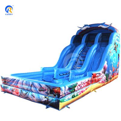 China Large Inflatable Playground Jumping Bouncy Castle with Pool Hot TikTok Fun Guaranteed for sale