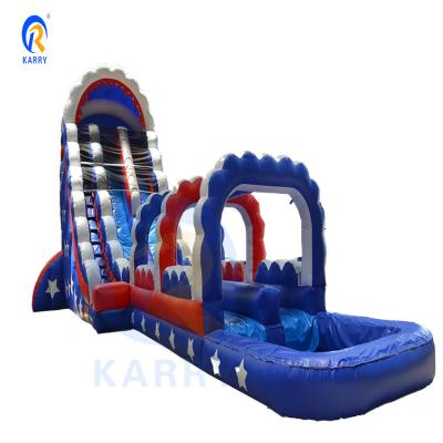 China Get the Best of Both Worlds with Our Large Inflatable Waterslide and Bouncy Castle for sale