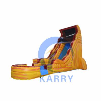 China Pool Inflatables Bounce House Castle Slides for Kids and Adults in Marble Yellow for sale