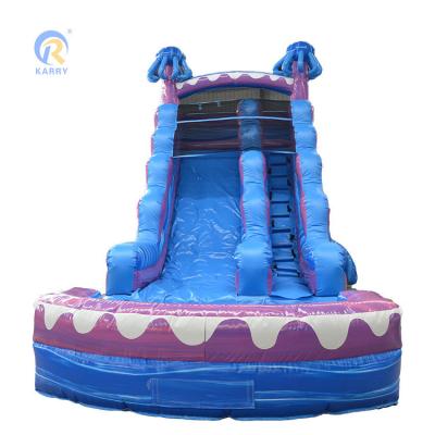 China Jump Castle Bouncer for Adults Big Blue Jellyfish Magic Design 5-10 Passengers Allowed for sale
