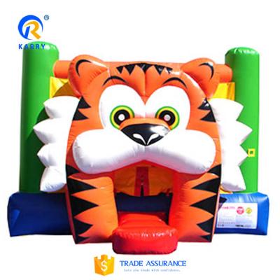 China Customized Color Castle Slide Combo Bouncy House Inflatable Tiger Castle for sale