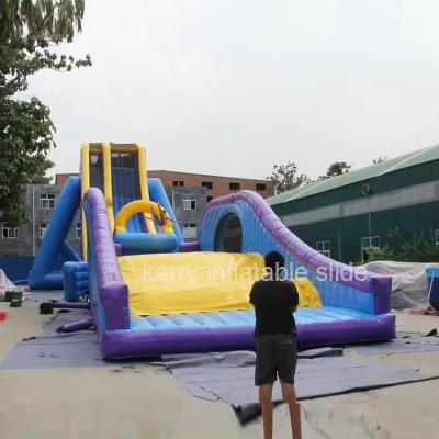 China Large Inflatable Drop Kick Slide for Adults PVC Material Personalized Selection for sale
