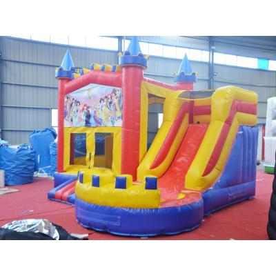 China Crossover Commercial Colorful Bounce House with Slide and Accessories CE Blower Repair for sale