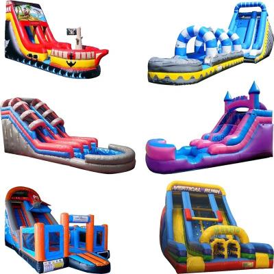 China Featured Inflatable Water Slide with Swimming Pool Collection Best and Clearance for sale