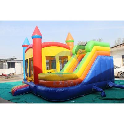 China Unisex Inflatable Bouncer Slide Combo Colorful Castle Bounce House for Outdoor Party for sale
