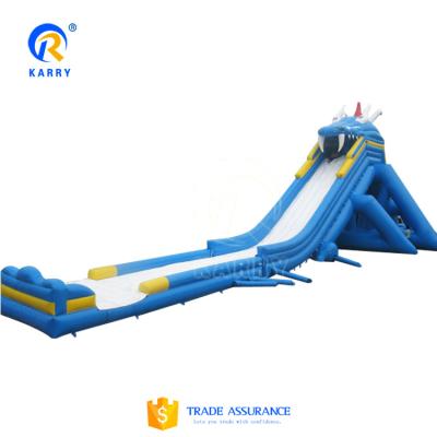 China Large Hippo Inflatable Water Slide for School Occasion Super Slip Slide Clearance for sale