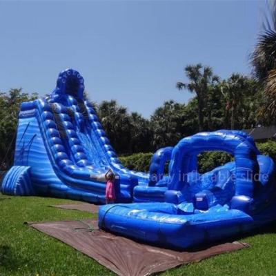 China Thrill of a Lifetime with Our 32ft Tall Cyclone Inflatable Pool Slide for sale