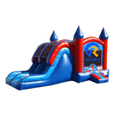 China Design Inflatable Bouncer Combo with Two Water Slides and Pool Shipping by Sea/Air for sale