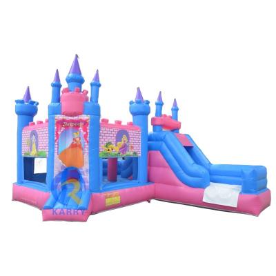 China Princess Party Castle Jumper Inflatable Moonwalk Bouncer for Active Entertainment for sale