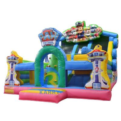 China Event Inflatable Paw Jumping Patrols Bouncer Castle Jumper Bounce House for Parks for sale