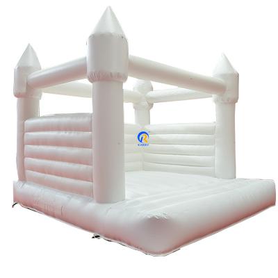 China Commercial Grade White Inflatable Bounce House for Toddler Wedding Party PVC Material for sale