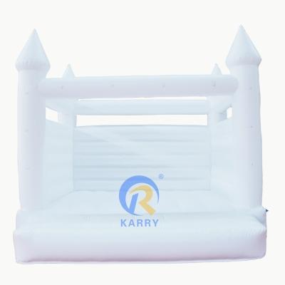 China Features PORTABLE White Inflatable Wedding Bounce Castle for Customized Needs for sale