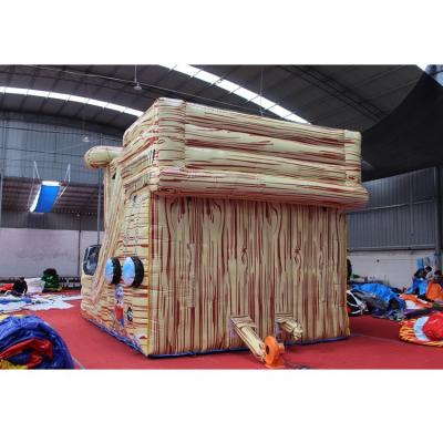 China Large Inflatable Pirate Bouncer Slide Popular Rental Water Slide with Bouncy Castle for sale