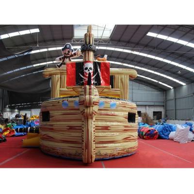 China Large Inflatable Pirate Bouncer Slide Popular Rental Water Slide with Bouncy Castle for sale
