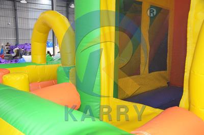 China Get Your Kids Active Castle Slide Inflatable Bouncy Castle Bouncer House with Side Slide for sale