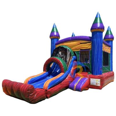 China Outdoor Inflatable Bouncy Castle Moonwalk for Children's Entertainment Rental for sale