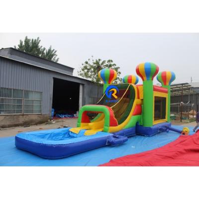 China Inflatable Bouncer Slide Combo Romantic Balloon Design for Jumping and Swimming Fun for sale