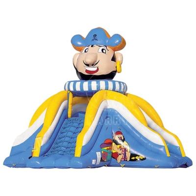 China Custom Colorful PVC Inflatable Bouncy Castle with Water Slide Repair Kits Included for sale
