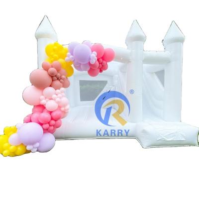 China Castle Features Commercial Inflatable Bounce Party Wedding Bouncer with Bubble Pool for sale
