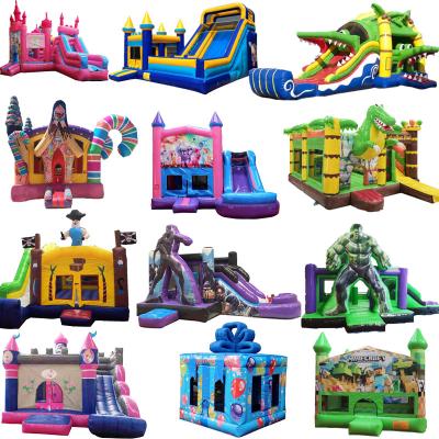 China Manual Instruction Included Inflatable Bouncer Castle Slide Combo for Party Jumping for sale
