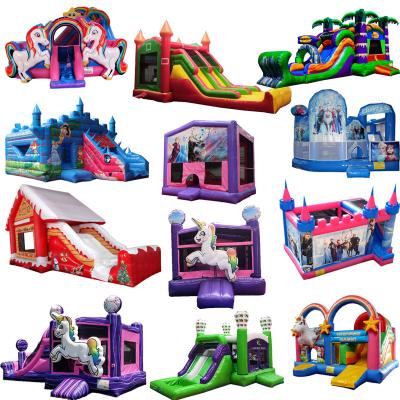 China EN14960/CE Certified Jumping Castle With Slide for Rental Business Amusement Park for sale
