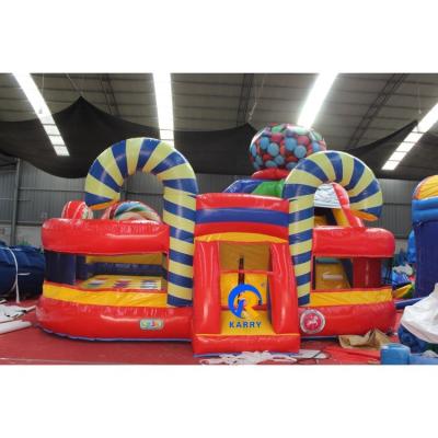 China Commercial Inflatable Bouncer Indoor and Outdoor Entertainment with Delicious Candy Theme for sale