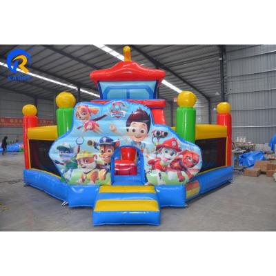 China CH Party Jumpers Inflatable Bounce House Bouncer with Slide and Ball Pool Customized Size for sale