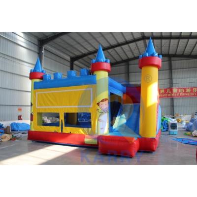 China Slide into Fun with the PVC Adult Inflatable Bounce House and Repair Kits Included for sale