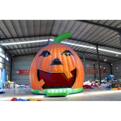 China Outdoor Commercial Inflatable Pumpkin Castle Jumping Bounce House for Kids Playground for sale