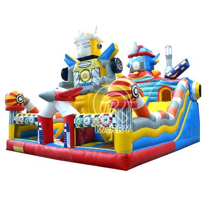 China Air Shipping Inflatable Castle Playground Park for Big Fun City Bounce House Bouncer Slide for sale