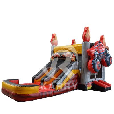 China Take Your Party to the Next Level with our Inflatable Bouncy Castle and Slide Combo for sale