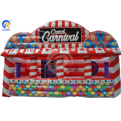 China Customized Color Inflatable 5-in-1 Carnival Game Bouncer Castle for Playground Park for sale