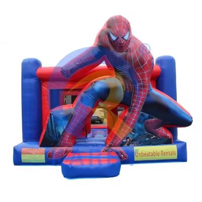 China Max Capacity 100kg Outdoor Commercial Kid Spider Man Inflatable Jumper Castle for Home for sale