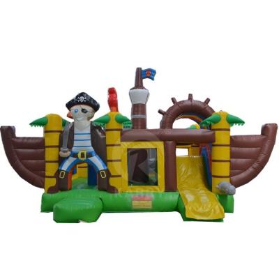 China Outdoor Entertainment Captain Pirate Air Jumper Inflatable Bouncy Castle with Slide for sale