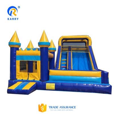 Features PORTABLE 2022 Outdoor Playground Big Water Slide with Inflatable Bounce House