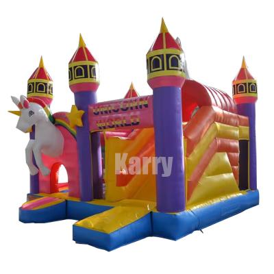 China Water Slide Inflatable Jumping Bouncy Castle Slide Combo for Kids in Customized Color for sale