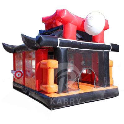 China Custom Logo Printed Budokan Theme Inflatable Bouncy Castle for Children's Amusement for sale