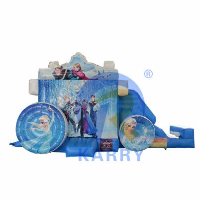 China PORTABLE Inflatable Princess Carriage Castle Slide Combo for Kids and Adults at Affordable for sale