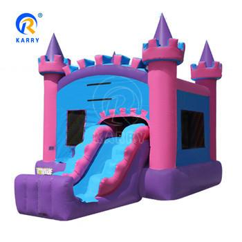 China Outdoor Commercial Inflatable Water Slide Bouncy Castle Combo for Green Entertainment for sale